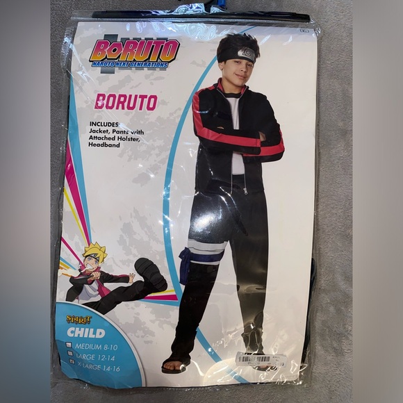 Spirit | Costumes | Boruto Kids Costume Black And Red | Poshmark